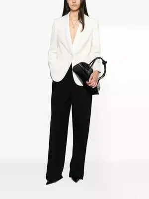 Giorgio Armani Single-breasted Blazer With Shawl Lapel