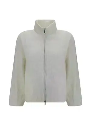 GONGDID DESIGN High-neck Zip-up Bomber Jacket - Neutrals