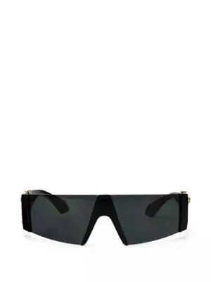 Versace Medusa Plaque Shield-frame Sunglasses