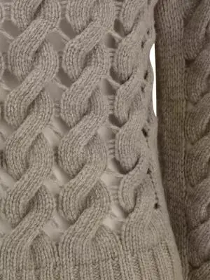 P.a.r.o.s.h Perforated Turtleneck Sweater