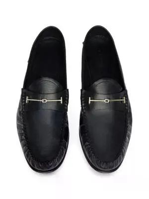 TOM FORD T-bar Leather Loafers