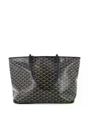 Goyard Artois Tote Coated Canvas Mm Shoulder Bag - Black