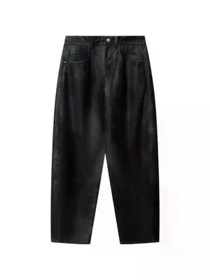 MARANT ETOILE Belky Barrel-fit Trousers - Black