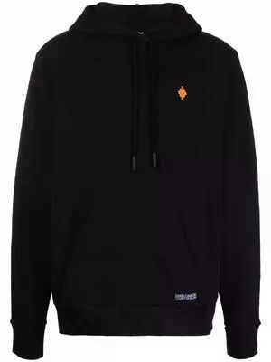 COUNTY OF MILAN Cotton Cross Motif Hoodie
