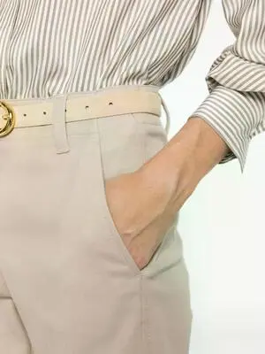 Brunello Cucinelli Pressed Crease Straight-leg Trousers