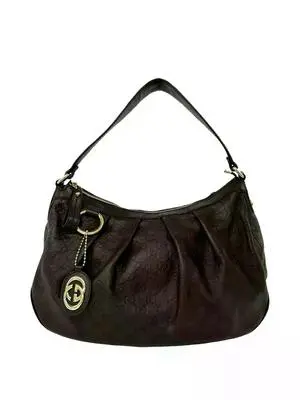 Gucci 2000-2015 Medium Guccissima Sukey Shoulder Bag - Brown