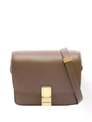 Celine 2010-2026 Small Calfskin Classic Box Crossbody Bag - Brown