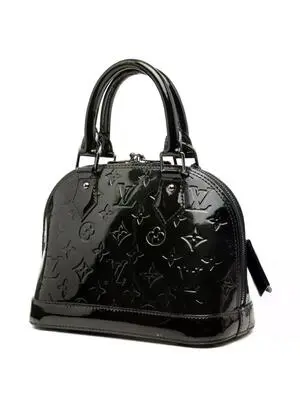 LOUIS VUITTON 2013 Monogram Vernis Alma Bb Satchel