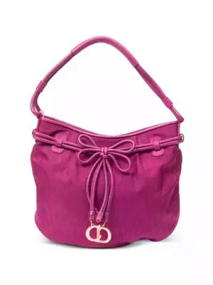 Dior Bow Charm Shoulder Bag - Pink