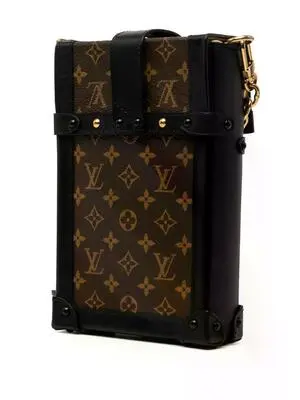 LOUIS VUITTON 2019 Monogram Pochette Trunk Verticale Crossbody Bag