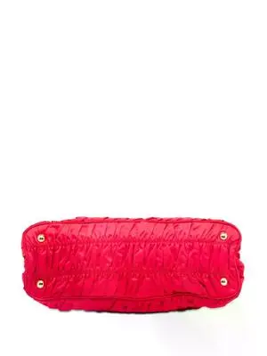 Prada 2010-2026 Tessuto Gaufre Frame Satchel