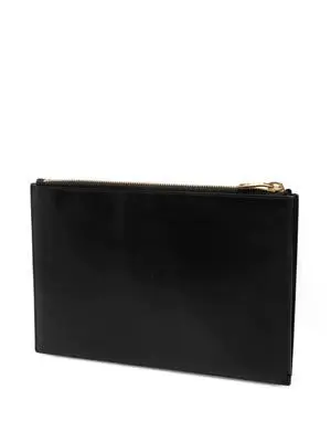 Saint Laurent 2016 Leather Zip Clutch Bag
