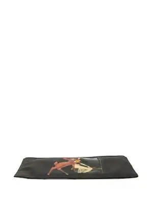 Givenchy Printed Leather Zip Clutch Bag