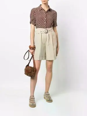 Woolrich Belted Waist Bermuda Shorts