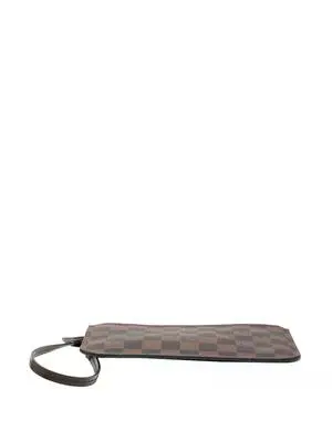 LOUIS VUITTON 2016 Damier Ebene Neverfull Pm Pouch - Brown