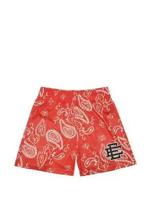 ERIC EMANUEL Paisley-pattern Shorts - Red