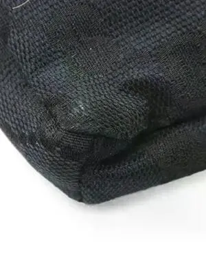 Gucci 2000s Gg Canvas Belt Bag - Black