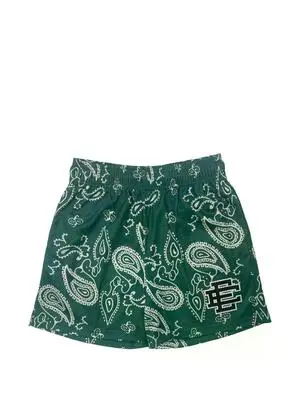 ERIC EMANUEL Paisley-print Track Shorts