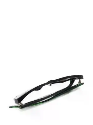 Gucci 2010s Web-stripe Square Sunglasses