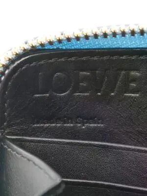 Loewe 2010s Linen Zip-around Wallet