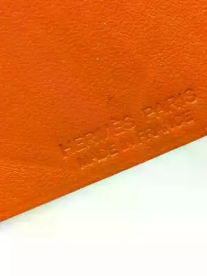 Hermès 2010s Samarkand Chevre Bag Charm - Orange