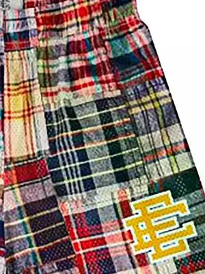 ERIC EMANUEL Plaid-pattern Shorts - Red