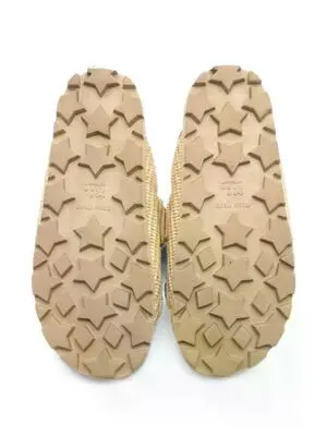 Miu Miu 2000s Logo Touch-strap Slide Sandals