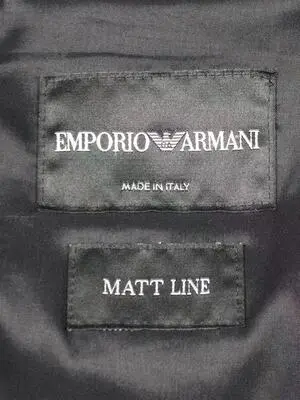 Emporio Armani Matt Line Zip-up Jacket - Grey