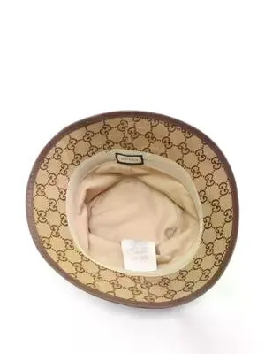 Gucci 2010s Gg Marmont Canvas Bucket Hat