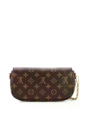 LOUIS VUITTON Ivy Wallet On Chain Monogram Canvas Shoulder Bag