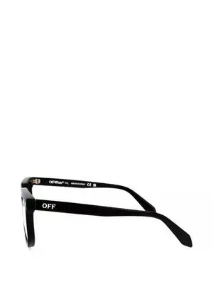 Off-White Square Frame Glasses With Logo Print