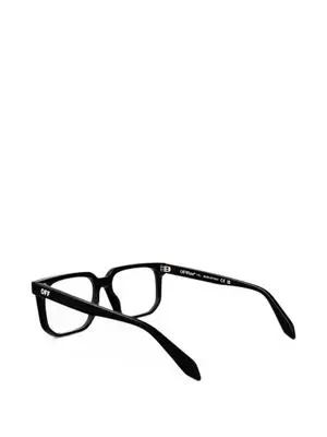 Off-White Square Frame Glasses With Logo Print