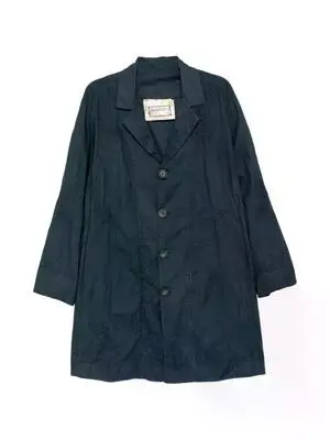 By Walid Embroidered Poplin Single-breasted Coat