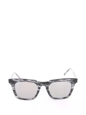OAMC Marble-effect Square-frame Sunglasses - Grey