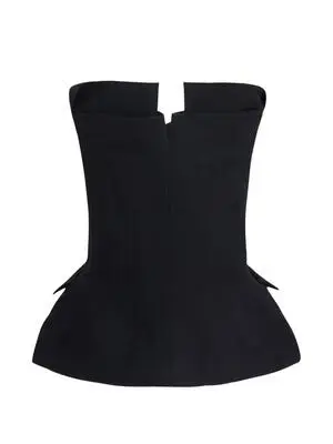 Magda Butrym Off-shoulder Peplum Blouse