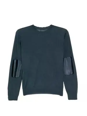 Undercover Ruffled Trim Crew Neck Sweater
