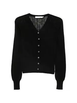 AYA MUSE Pointelle Knit Cardigan