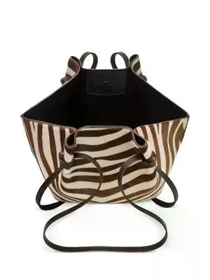 Yuzefi Mochi Zebra-print Shoulder Bag