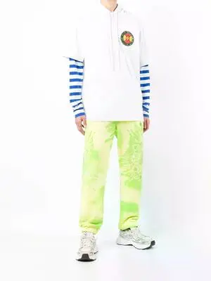 COUNTY OF MILAN Layered Logo-print Hoodie