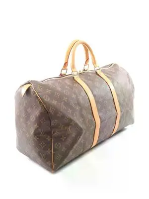 LOUIS VUITTON 2011 Monogram Keepall 50 Travel Bag - Brown