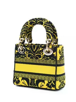 Dior Mini Lady D-lite Satchel - Yellow