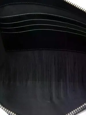 Burberry Graffiti Zip Pouch Clutch Bag