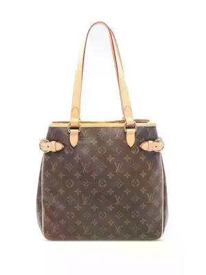 LOUIS VUITTON 2010 Monogram Batignolles Vertical Tote Bag - Brown