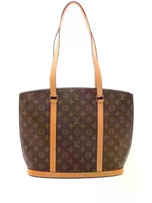 LOUIS VUITTON 2002 Monogram Babylone Tote Bag - Brown