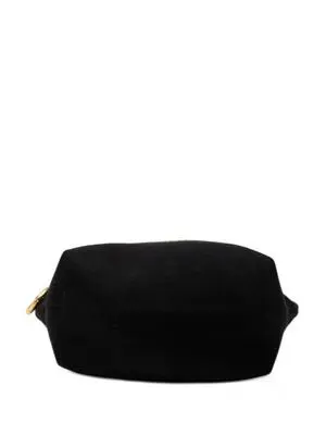 Saint Laurent 2022 Wool Embroidered Rive Gauche Pouch Clutch Bag