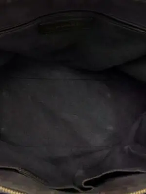 Burberry Haymarket Check Coated Canvas Orchard Bowling Bag Satchel