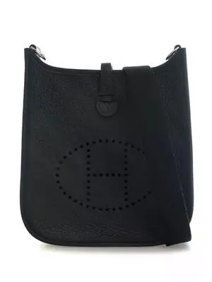Hermès Clemence Evelyne I 16 Amazone Crossbody Bag - Black