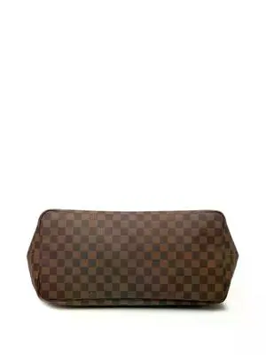 LOUIS VUITTON Damier Ebene Neverfull Gm Tote Bag - Brown