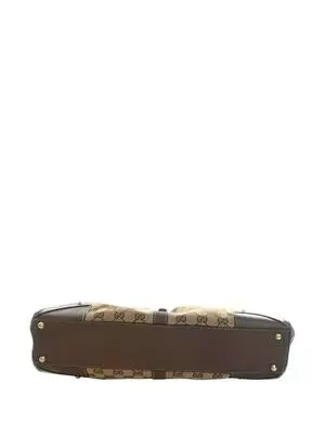 Gucci Gg Canvas Jackie Bardot Shoulder Bag