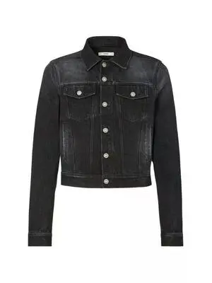 Fendi Faded-effect Denim Jacket - Black